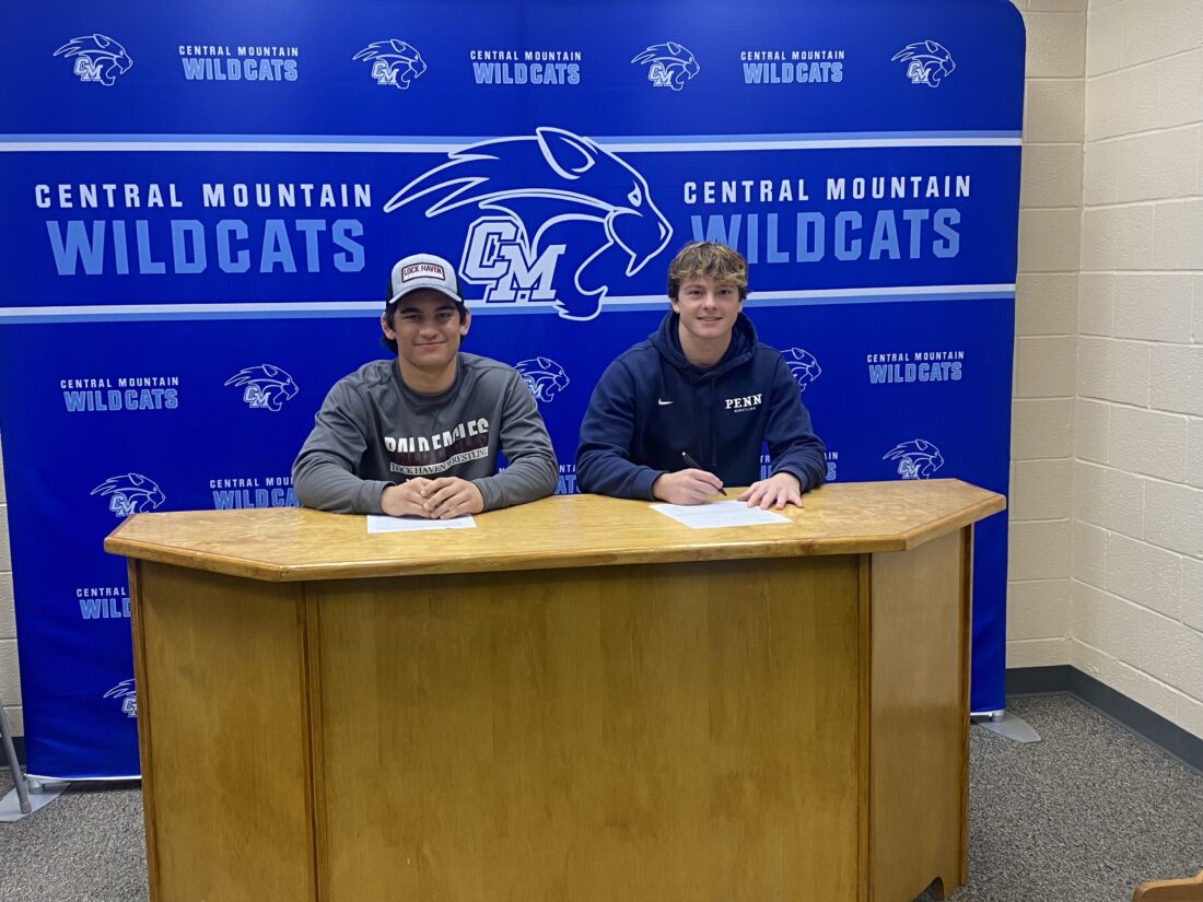 Central Mountain wrestlers Walizer, Simcox sign college letters of ...